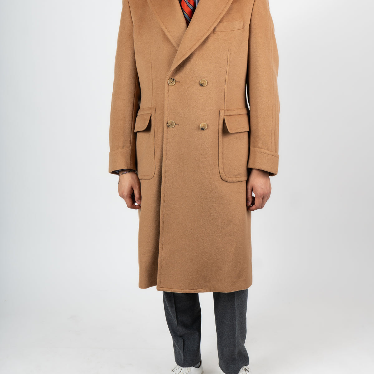 Scabal Camel Wool Polo Coat – Julian's